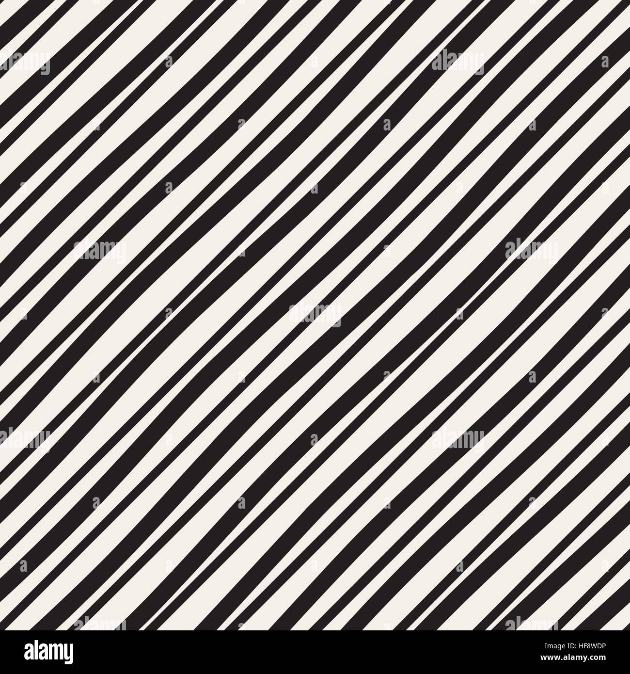 Vector Seamless Black and White Hand Drawn Diagonal Lines Pattern ...