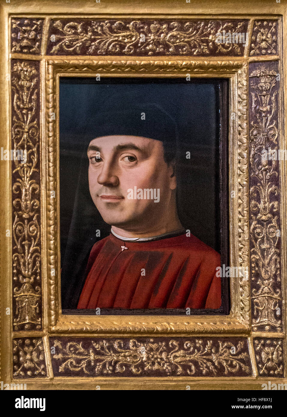 Portrait of a Man by Antonello da Messina. c. 1474-1475 Galleria ...