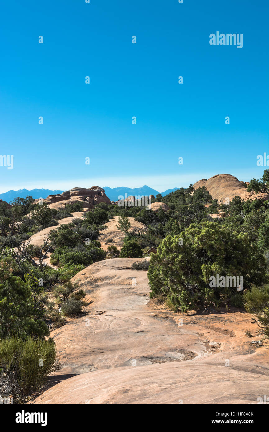 Primitive Trail in Arches National Park, Utah Stock Photo - Alamy