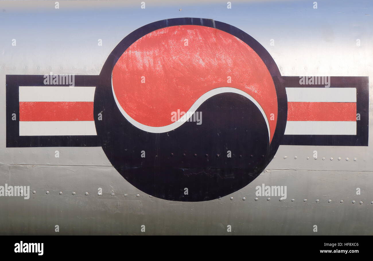 American military aircraft insignia Stock Photo - Alamy