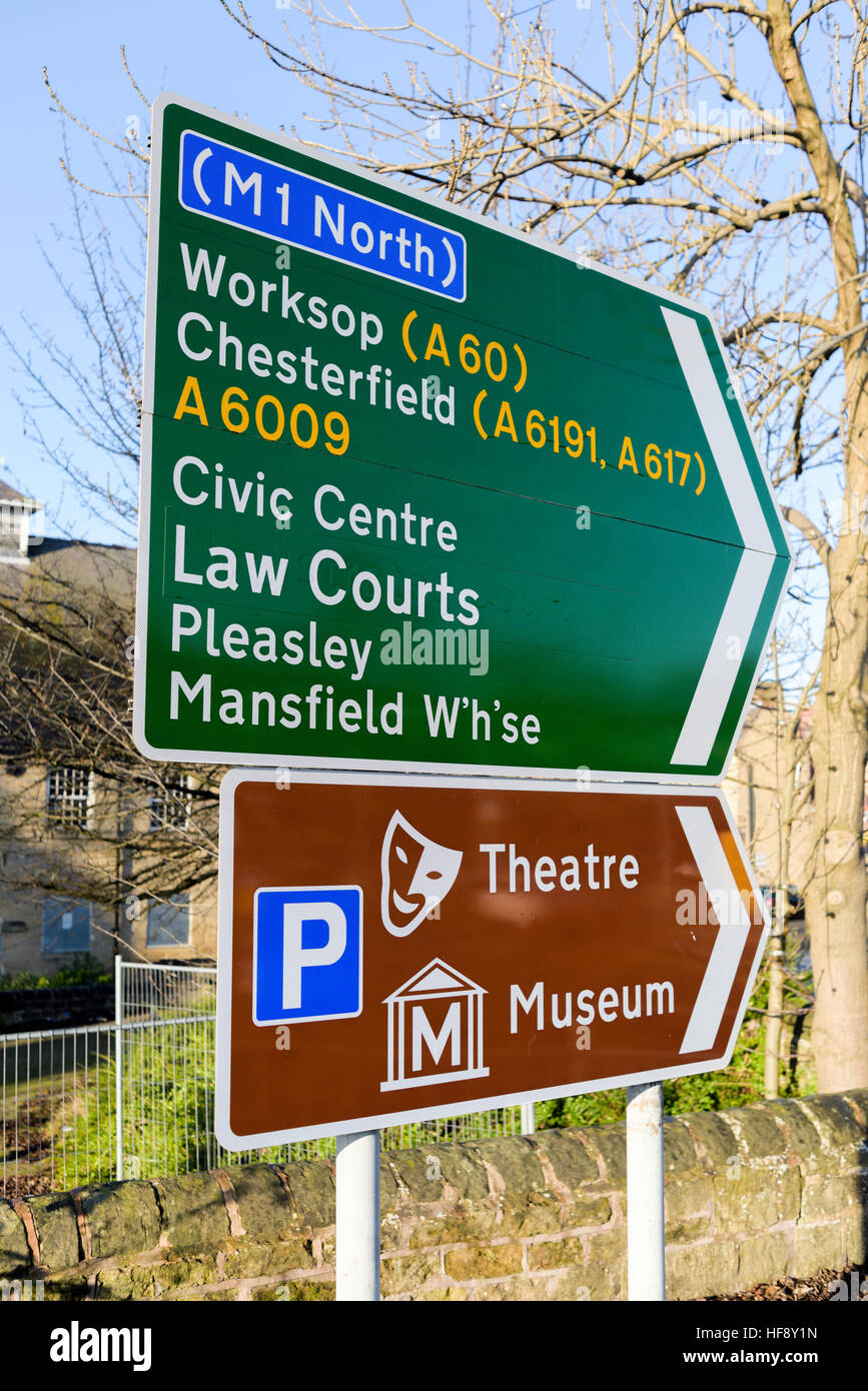 Nottinghamshire Market town of Mansfield,UK Stock Photo - Alamy