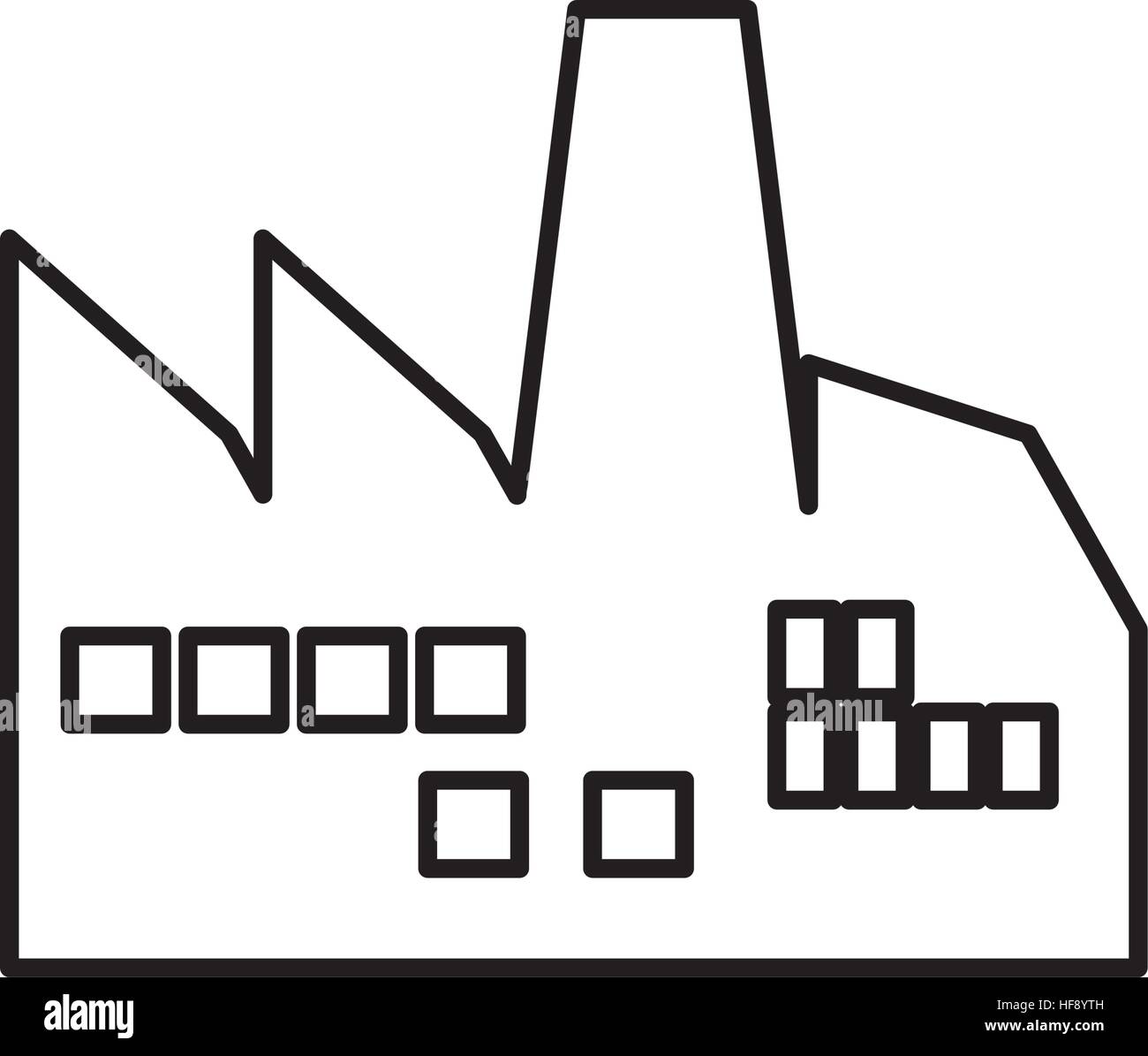Industrial factory symbol icon vector illustration graphic design Stock ...
