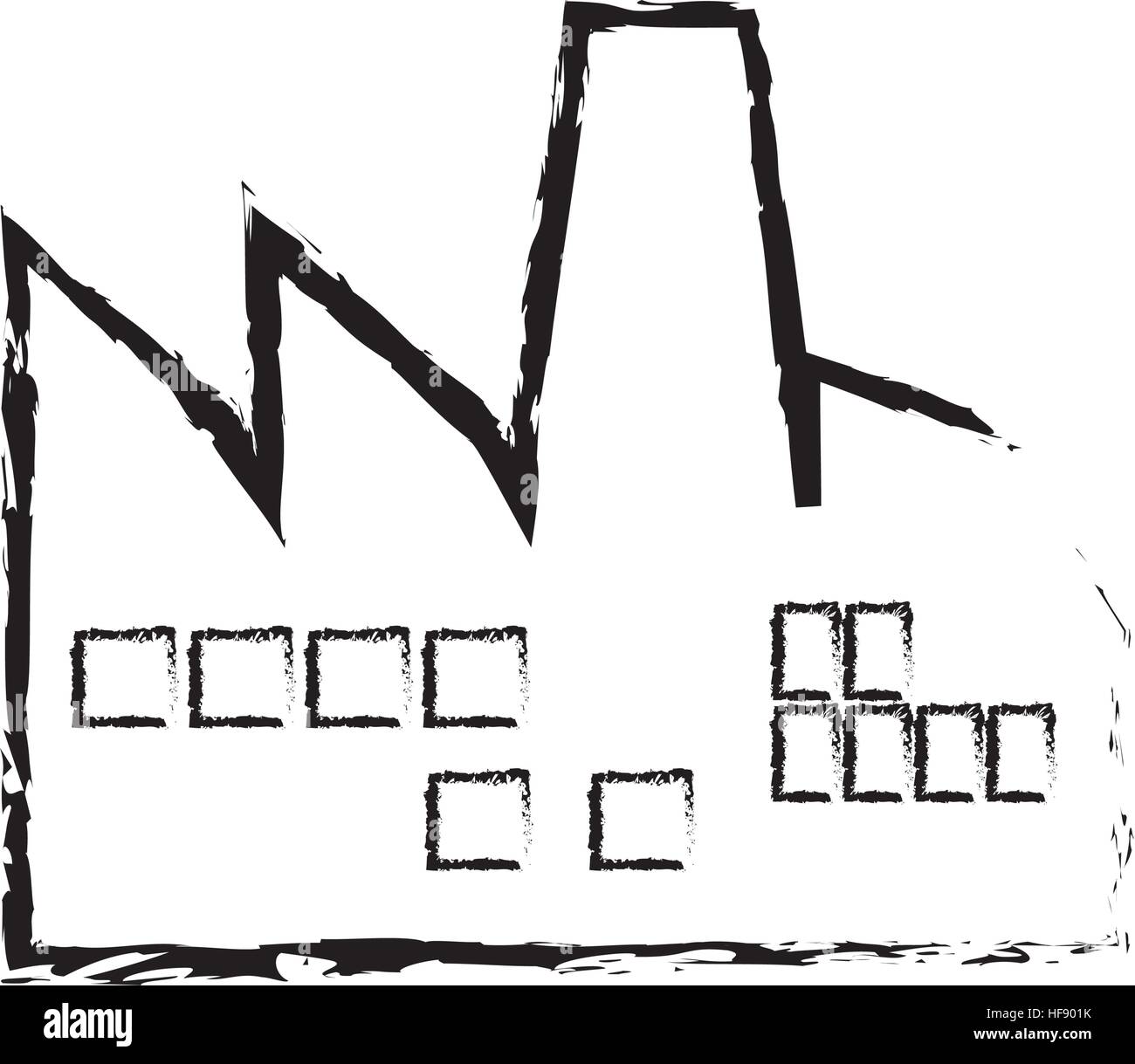 Industrial factory symbol icon vector illustration graphic design Stock ...