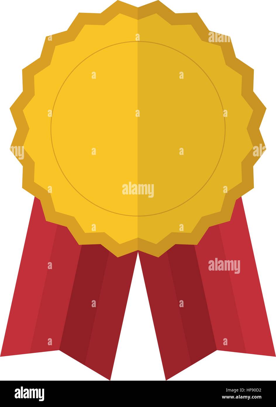 Medal Award ribbon icon vector illustration graphic design Stock Vector ...