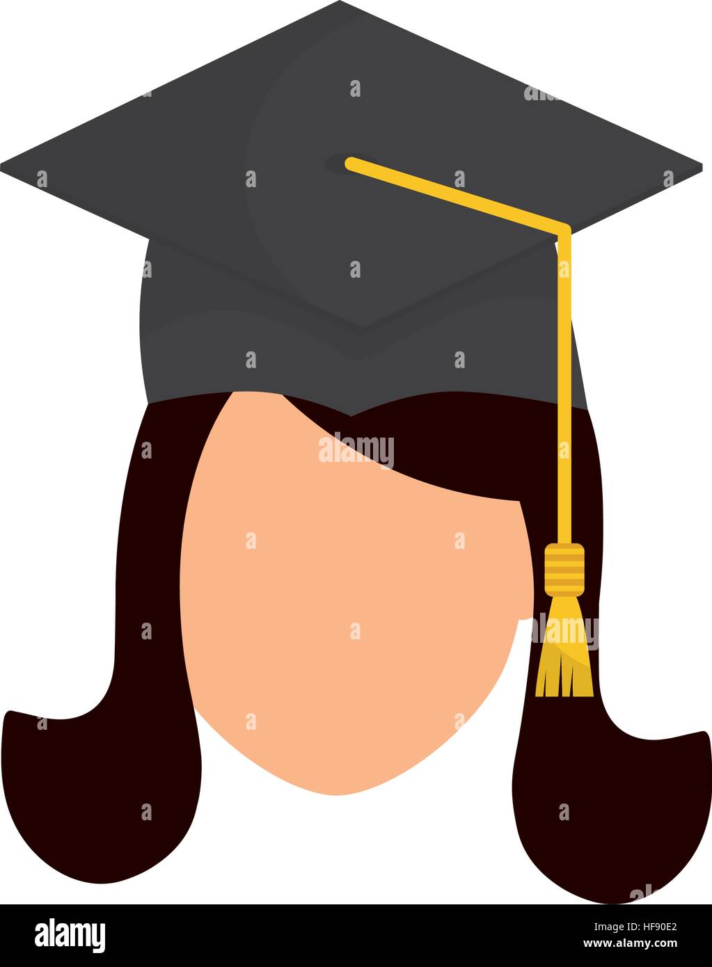 Young student graduation icon vector illustration graphic design Stock ...