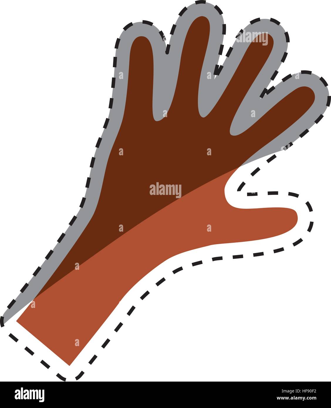 Huma hand silhouette icon vector illustration graphic design Stock ...