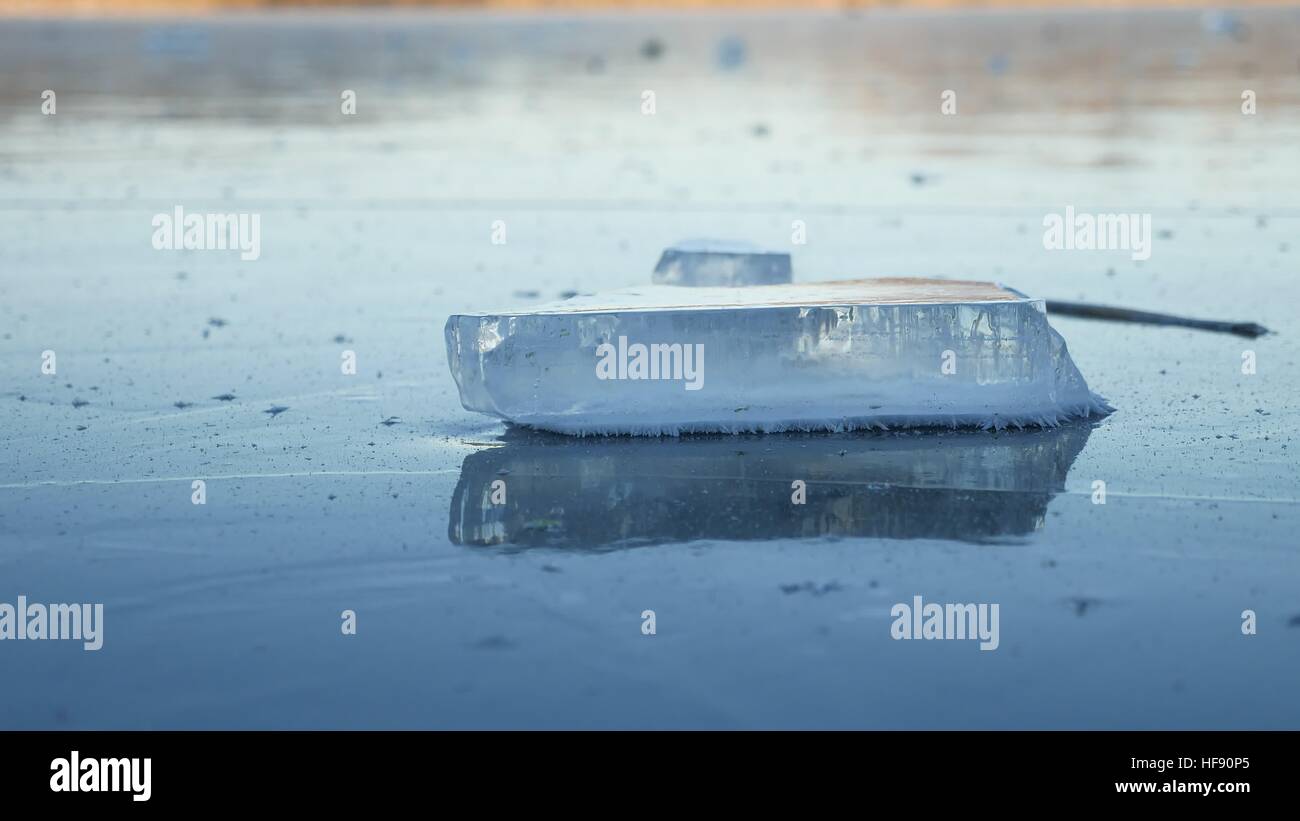 ice frozen water on the river ice break debris beautiful nature winter ...