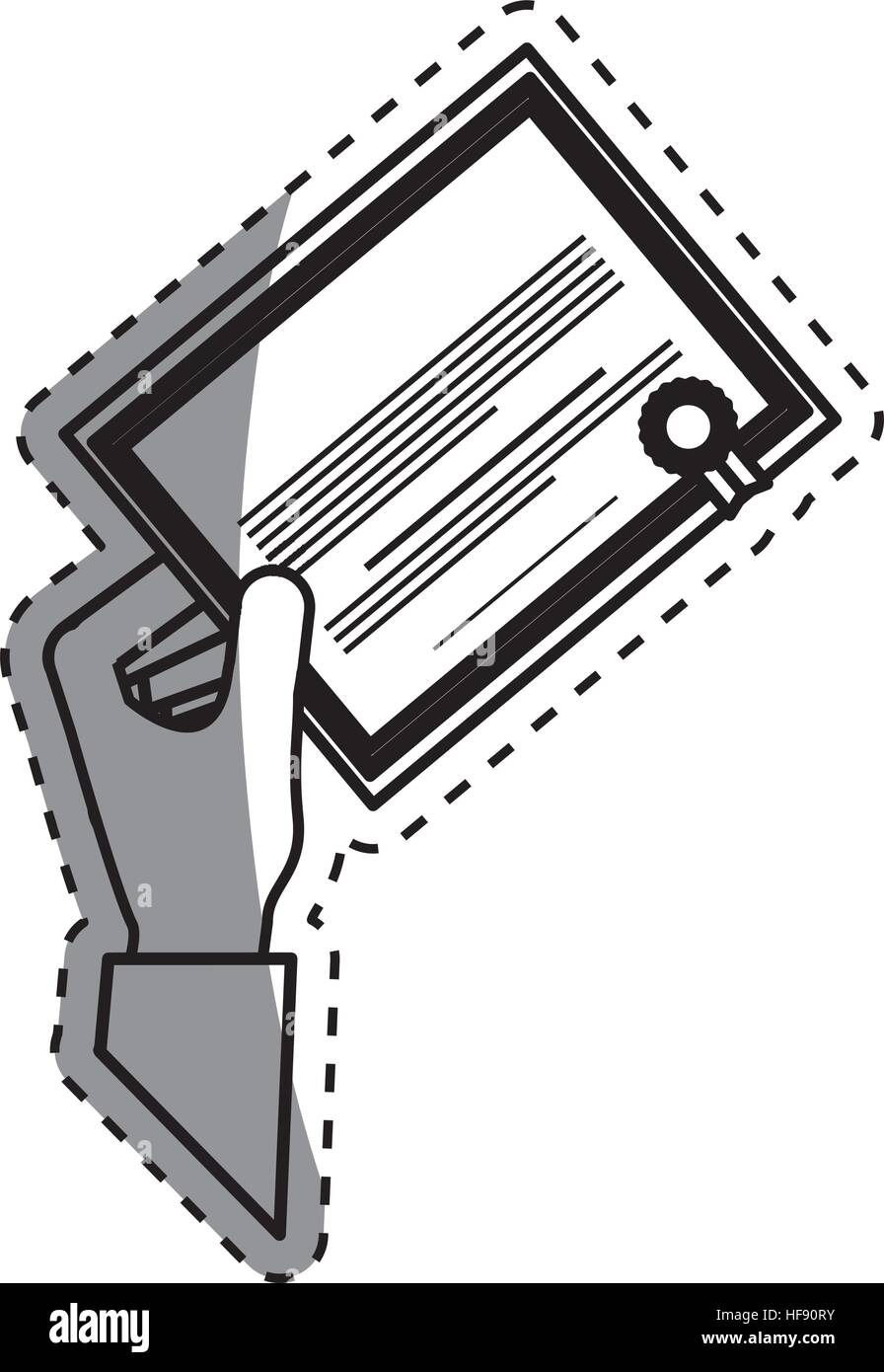 Diploma educational certification icon vector Stock Vector Images - Alamy