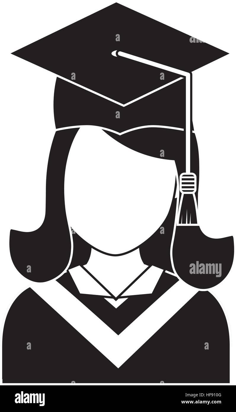 Young student graduation icon vector illustration graphic design Stock ...
