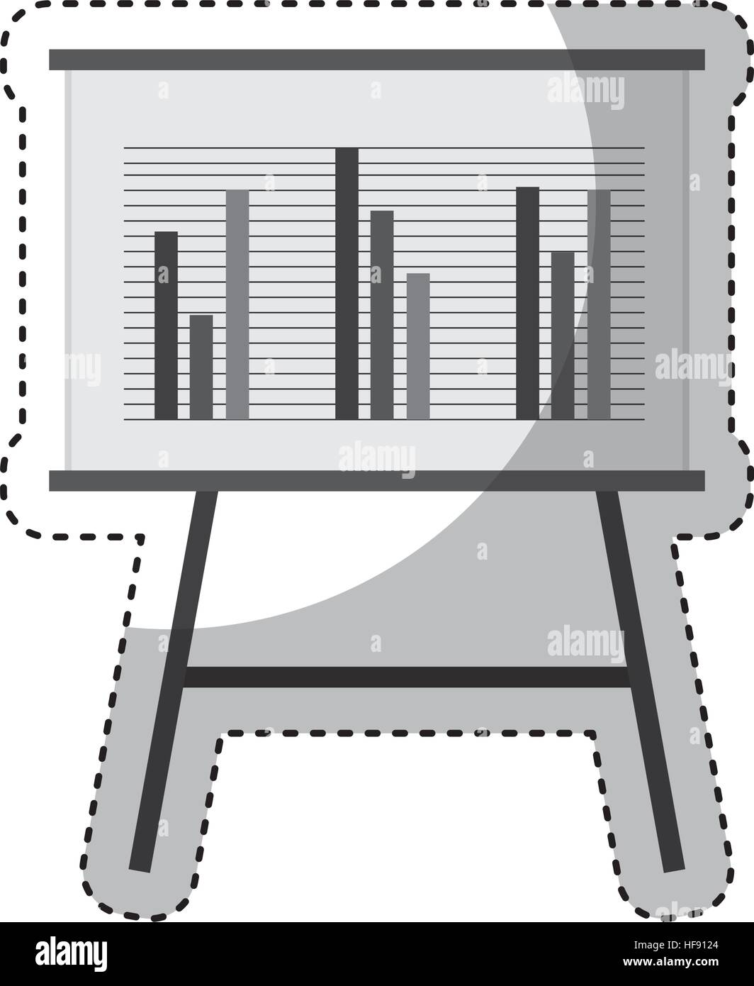 Board statistics icon cartoon Stock Vector Images - Alamy