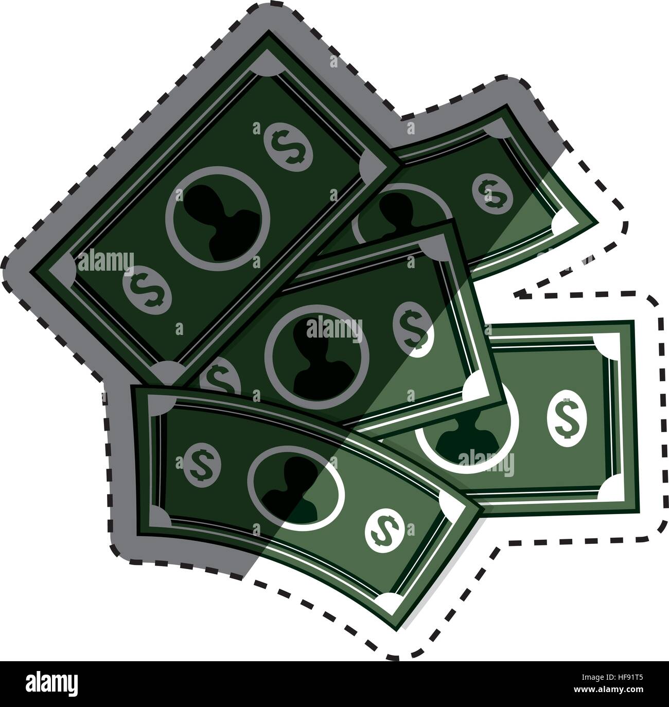 Money billets cash icon vector illustration graphic design Stock Vector ...