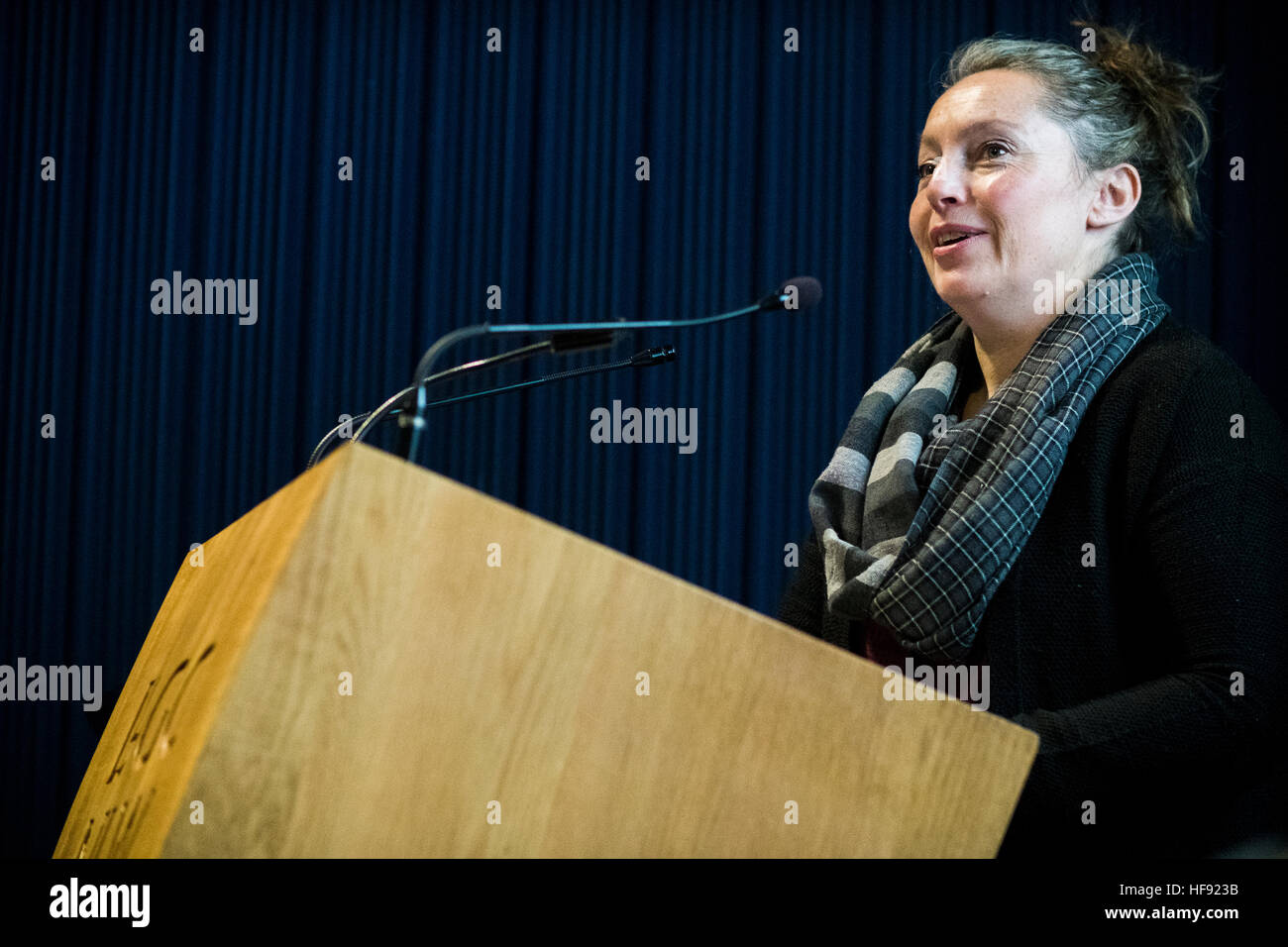 ALISON BASKERVILLE, documentary photographer speaking at the Lens ...