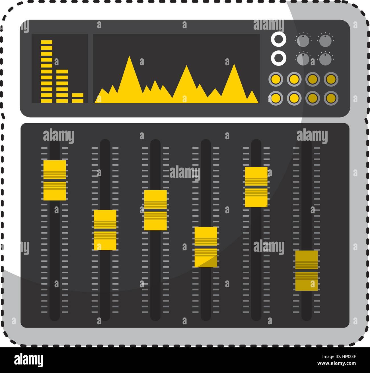 Audio console professional icon vector hi-res stock photography and ...