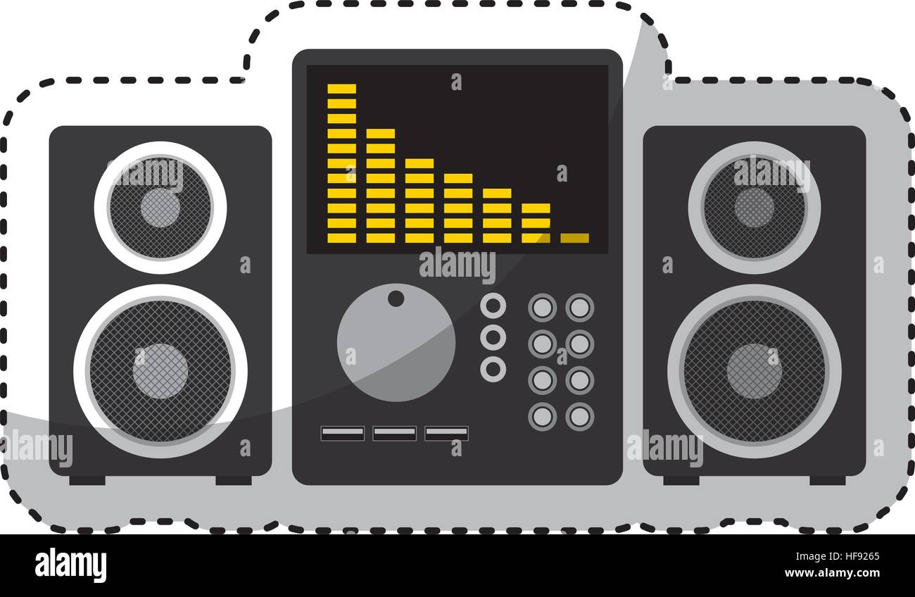 audio console professional icon vector illustration design Stock Vector ...