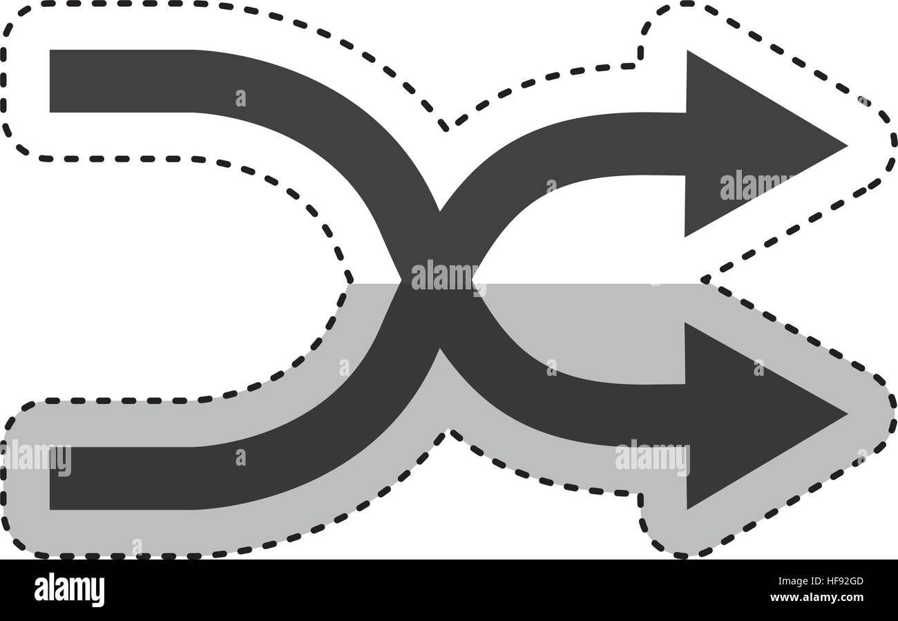 arrows change symbol isolated icon vector illustration design Stock ...