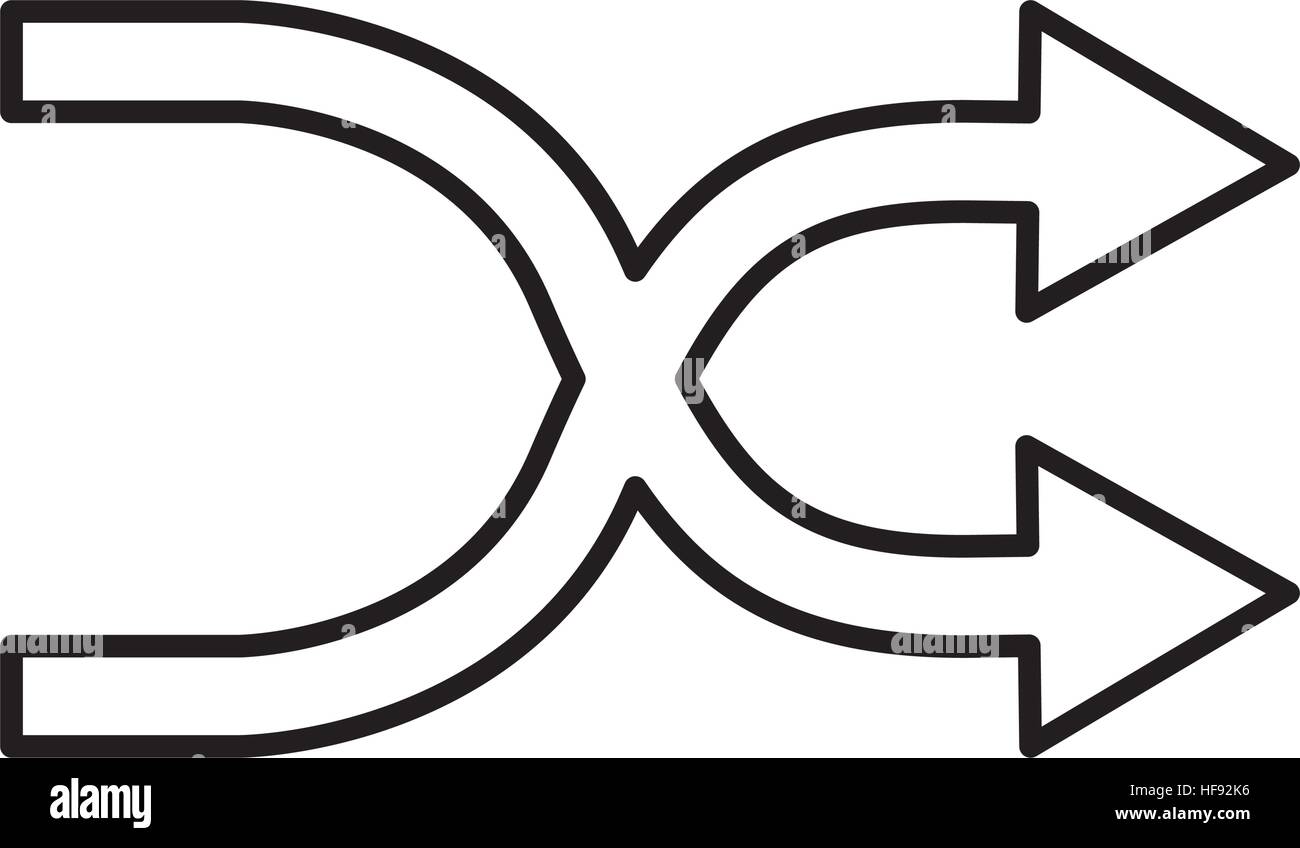 arrows change symbol isolated icon vector illustration design Stock ...