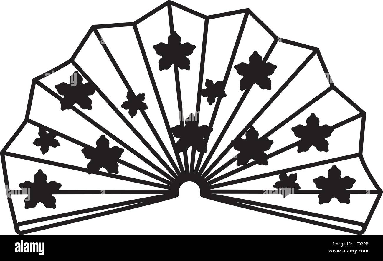 Japanese Fan Drawing