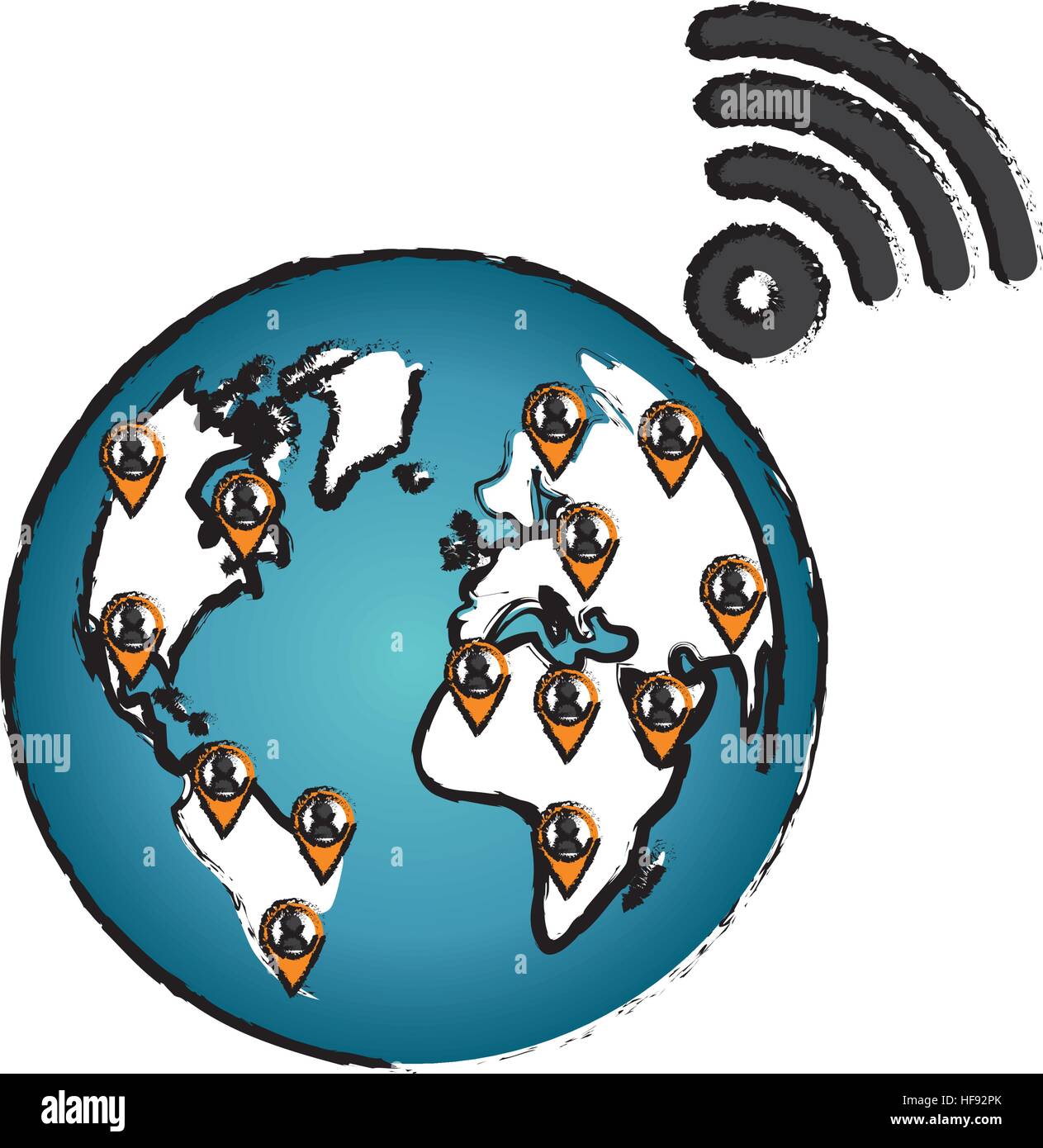 World internet connection Stock Vector Image & Art - Alamy