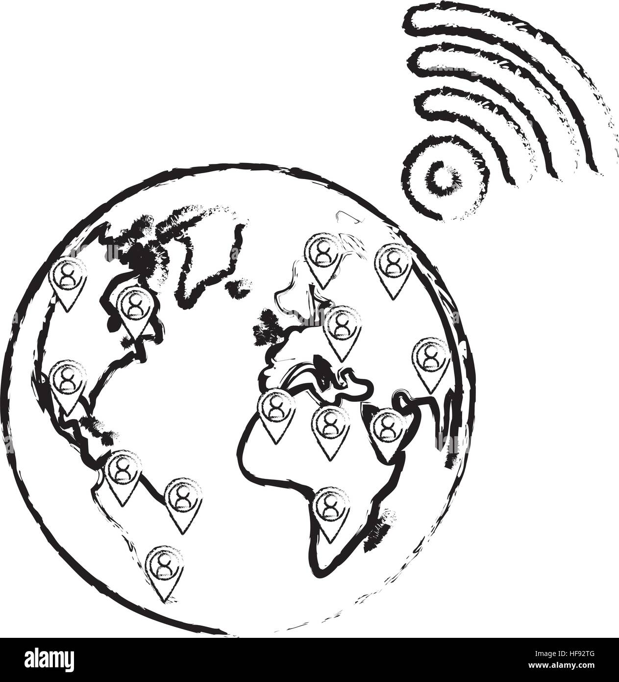 World internet connection Stock Vector Image & Art - Alamy