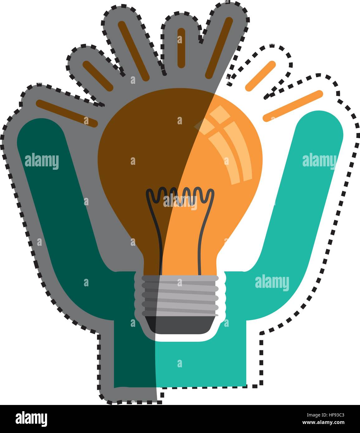 Bulb or big idea Stock Vector Image & Art - Alamy