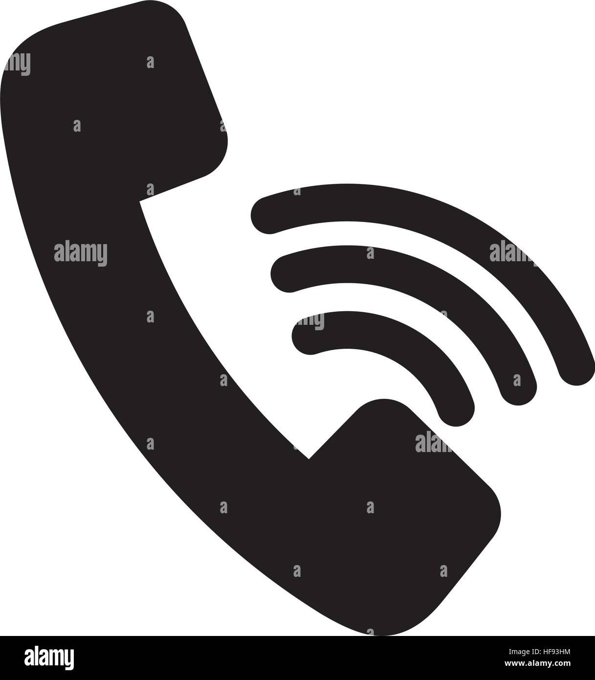 Isolated telephone symbol Stock Vector Image & Art - Alamy