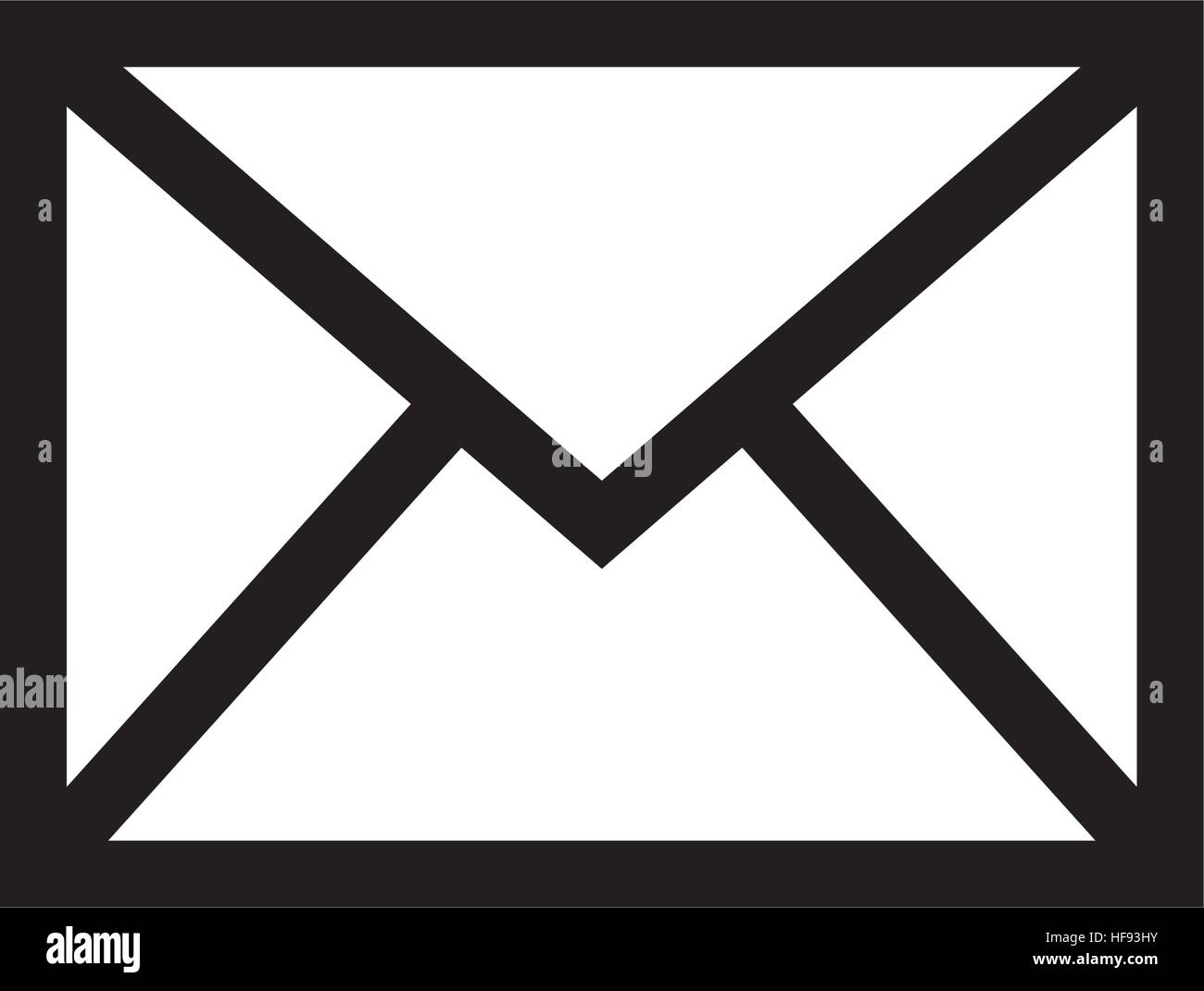 Mail letter symbol Stock Vector Image & Art - Alamy