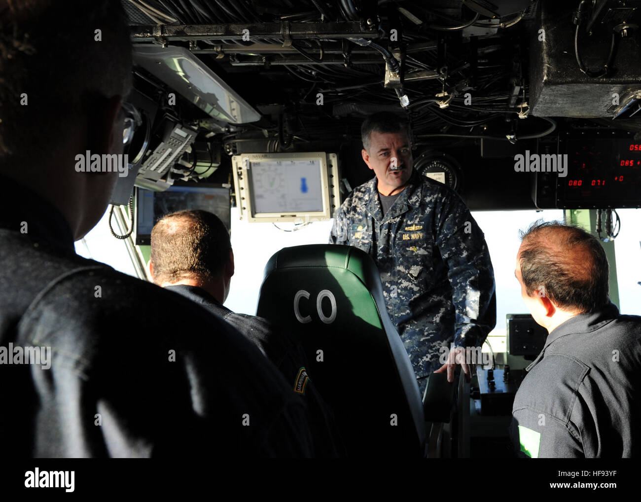 Capt. Robert A. Hall Jr., commanding officer of the future amphibious ...