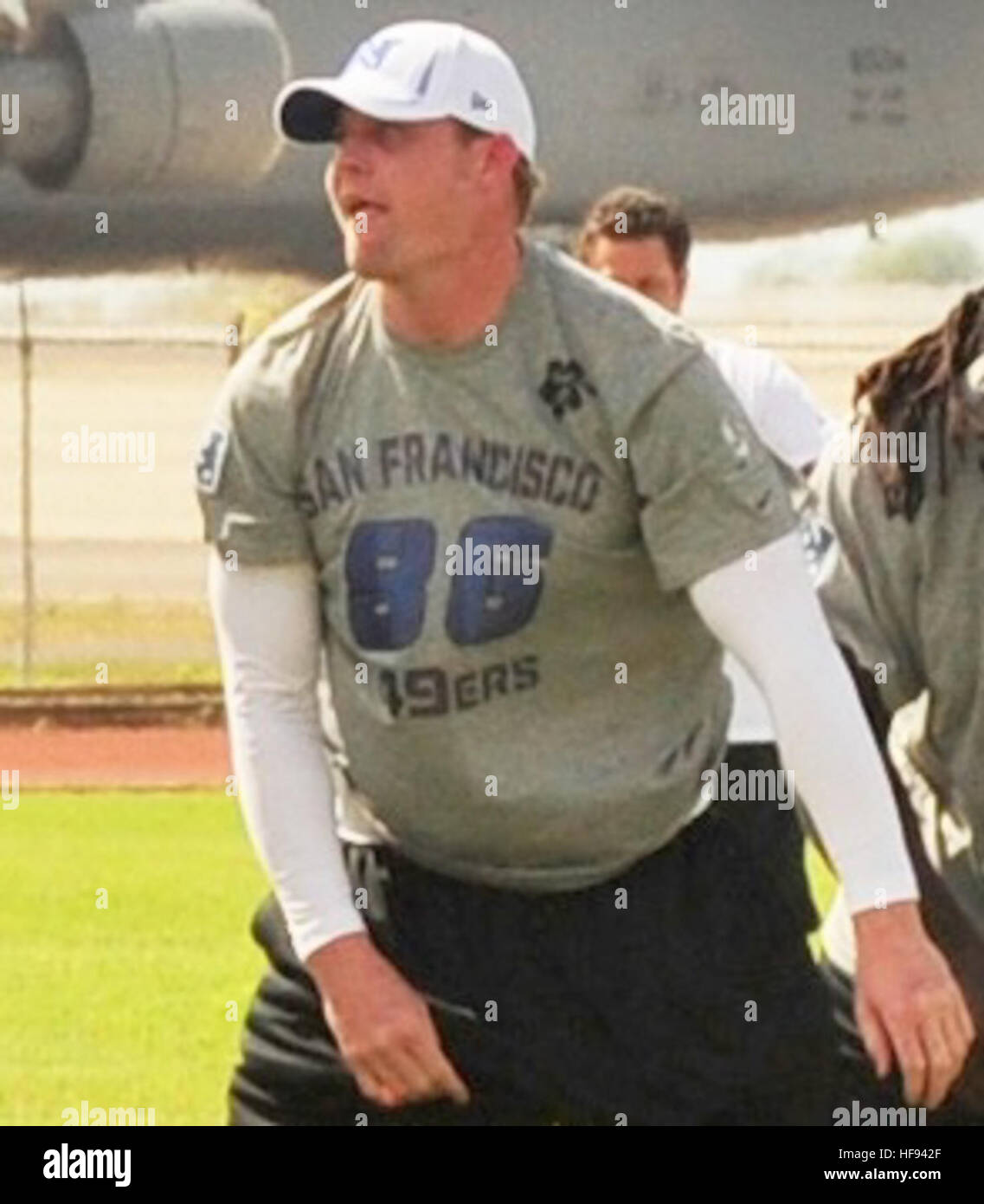 Brian Jennings practices for 2012 Pro Bowl Stock Photo - Alamy