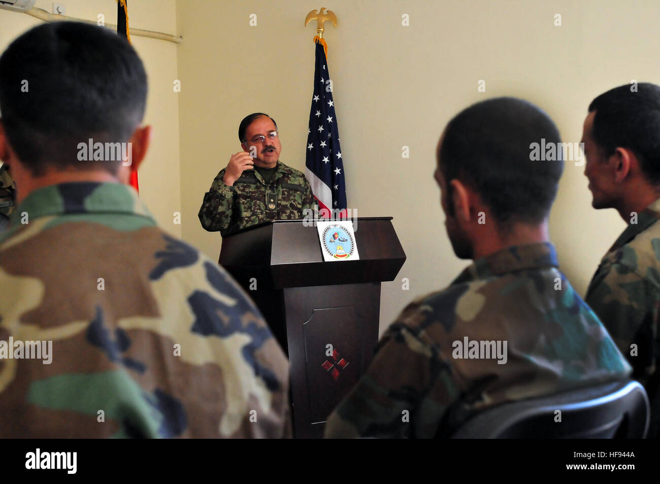 100424-N-6031Q-002 KABUL, Afghanistan -- Brig. Gen. Abdu Wahab, Chief ...