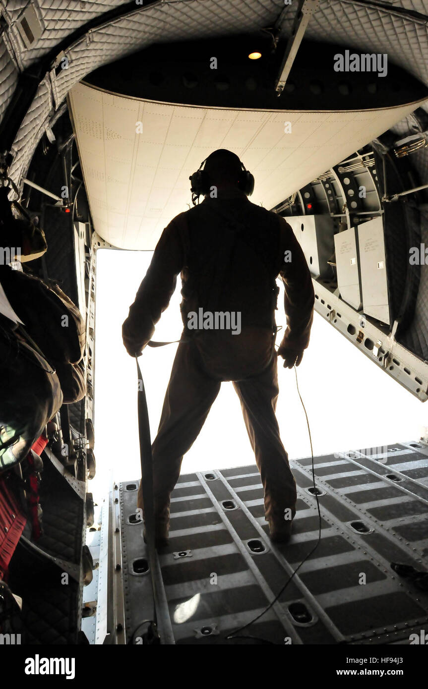 A C-27 Spartan transport plane conducts its first air drop in ...