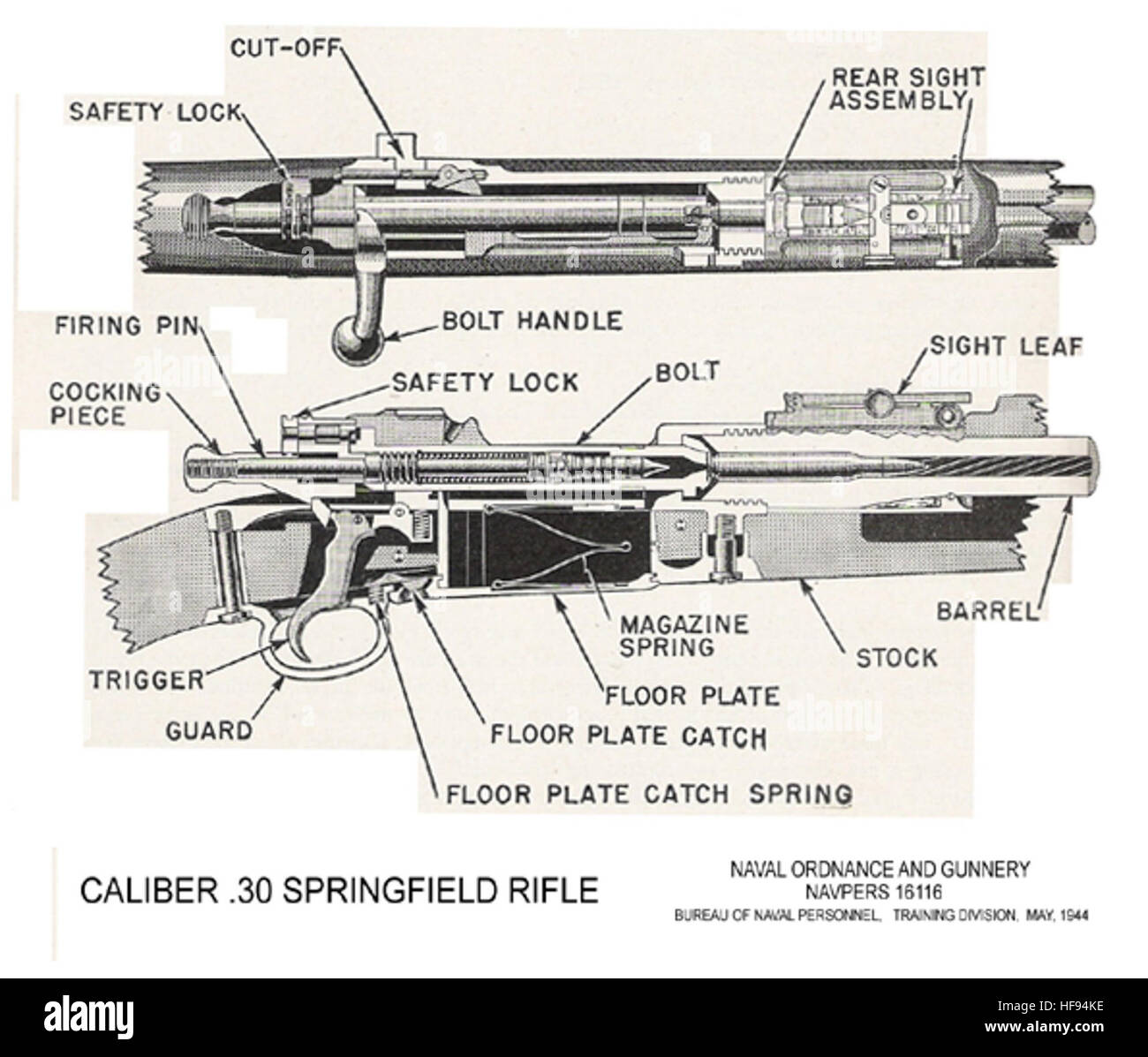 Caliber 30 Springfield Rifle Stock Photo - Alamy