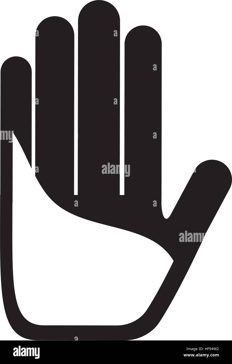 hands human made icon vector illustration design Stock Vector Image ...
