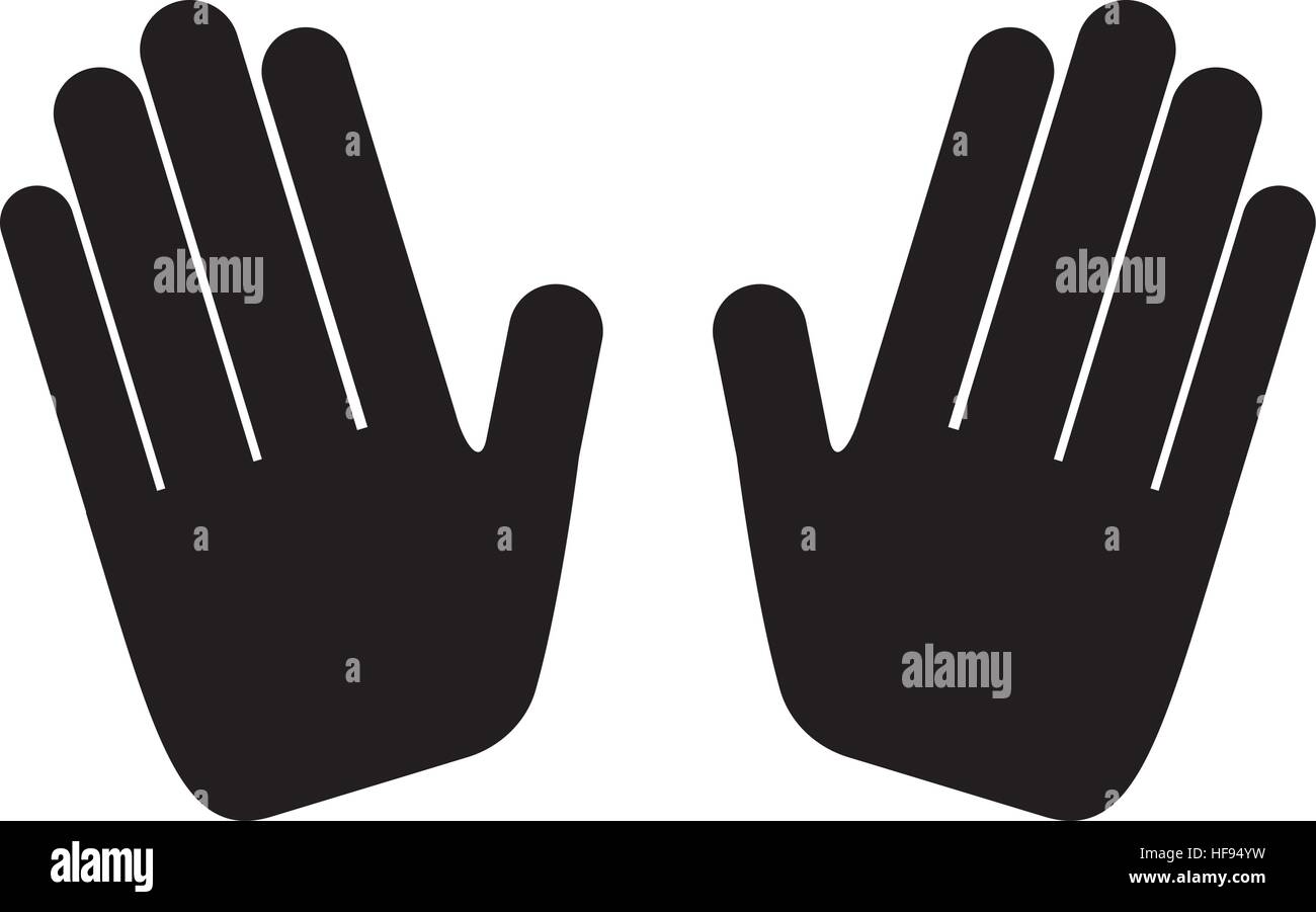 hands human made icon vector illustration design Stock Vector Image ...