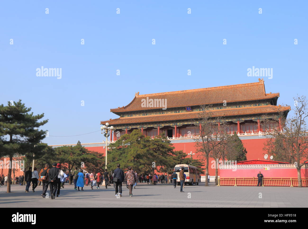 People visit Forbidden City in Beijing China Stock Photo - Alamy