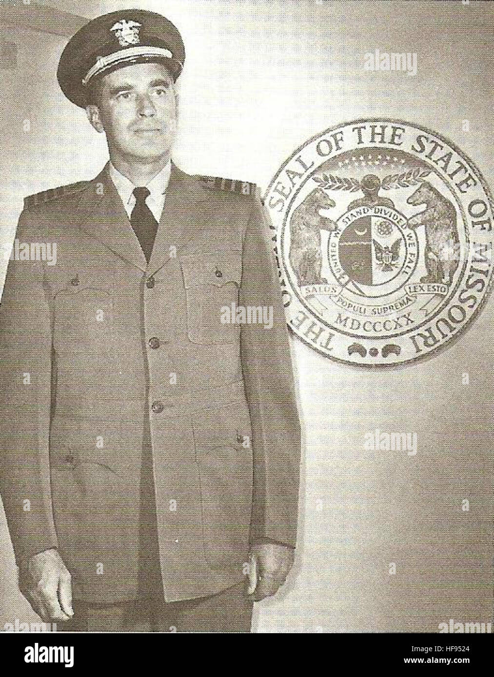 Capt. Callaghan in USS Missouri Stock Photo - Alamy