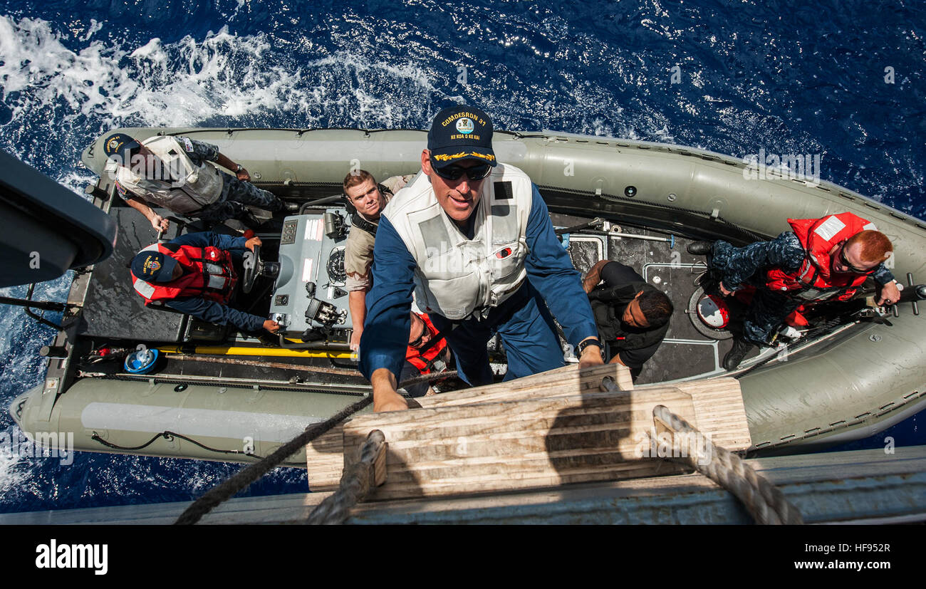PACIFIC OCEAN (July 21, 2013) Capt. Christopher Bushnell, deputy ...