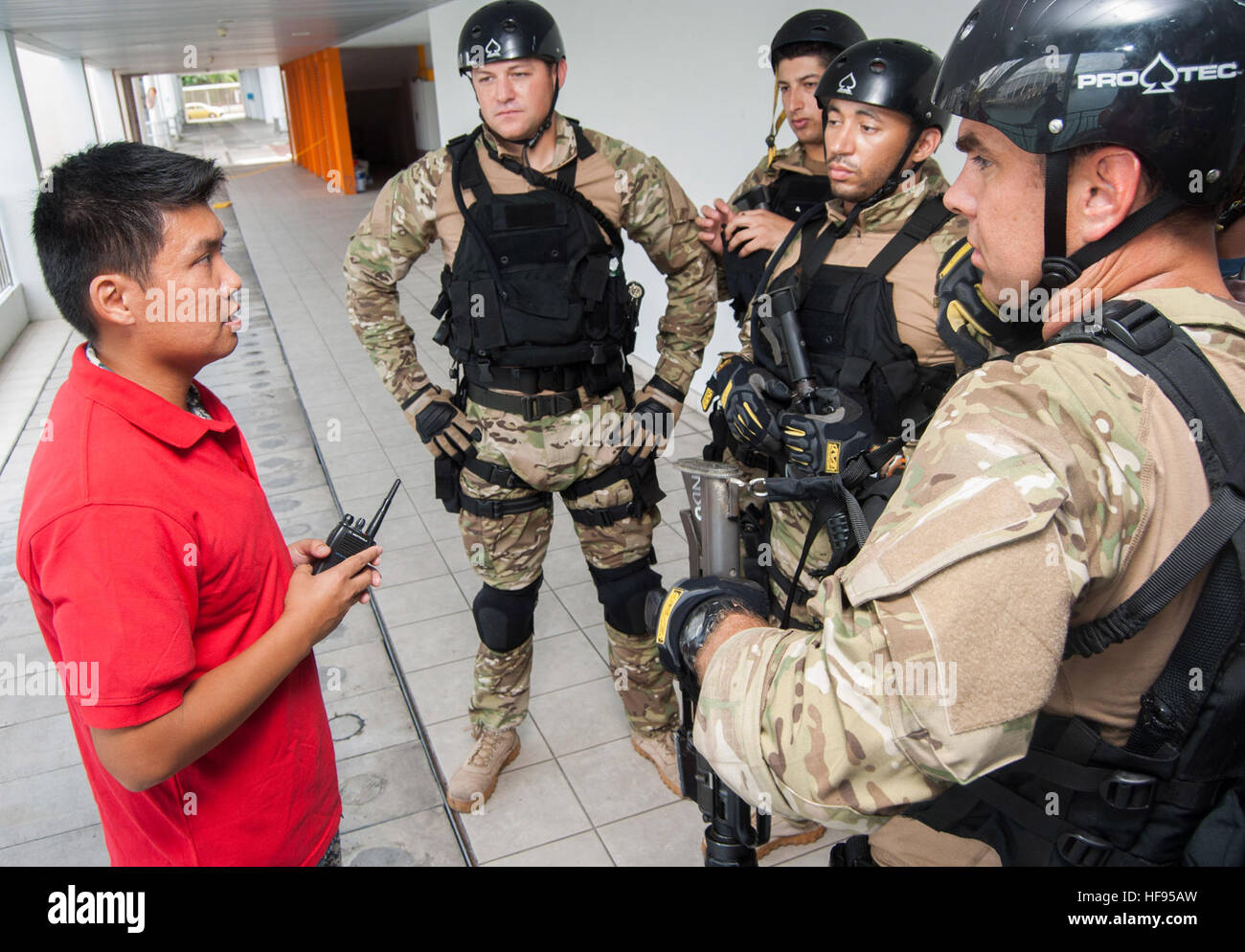 Sailors assigned to the visit, board, search and seizure (VBSS) team ...