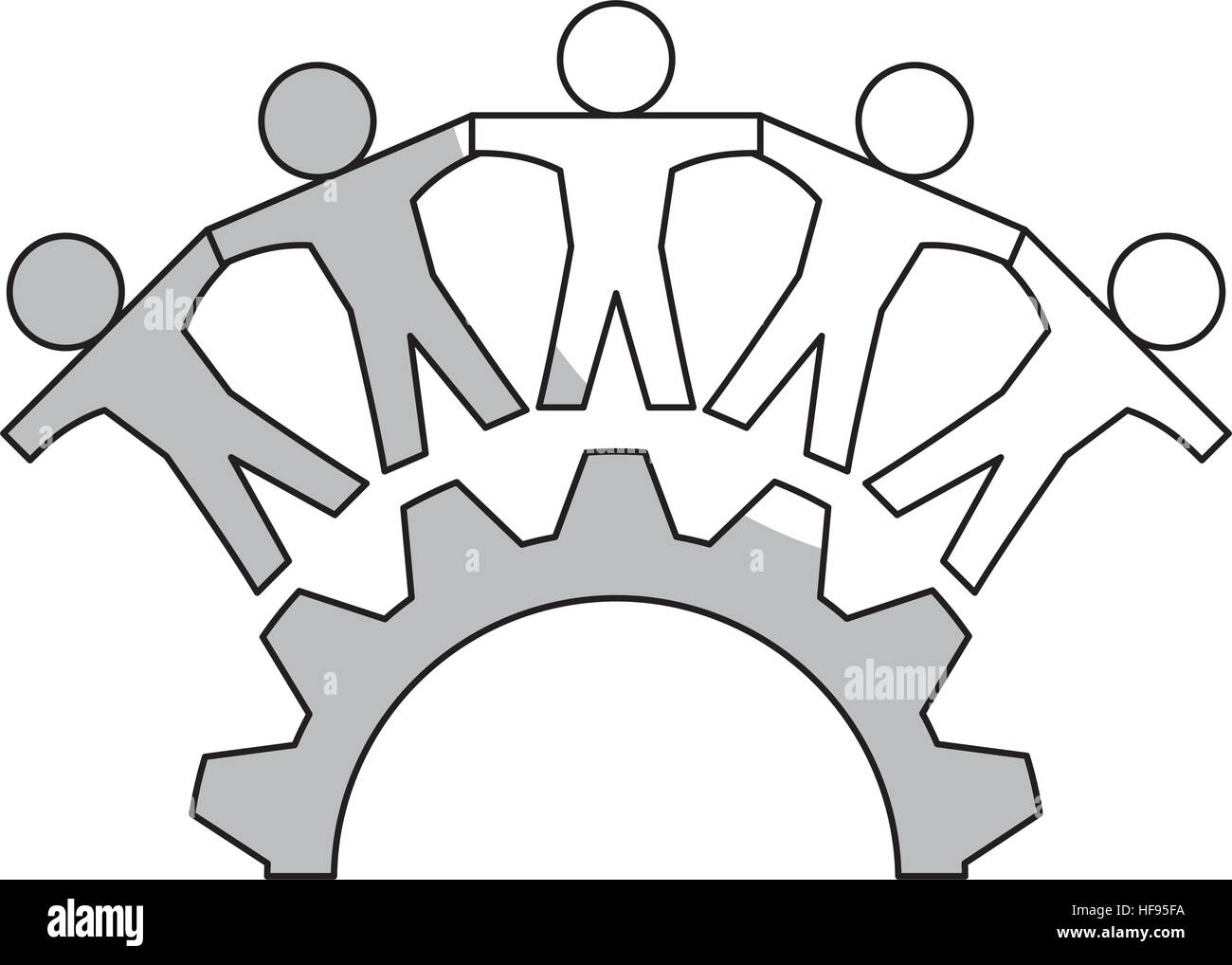 people and teamwork design Stock Vector Image & Art - Alamy