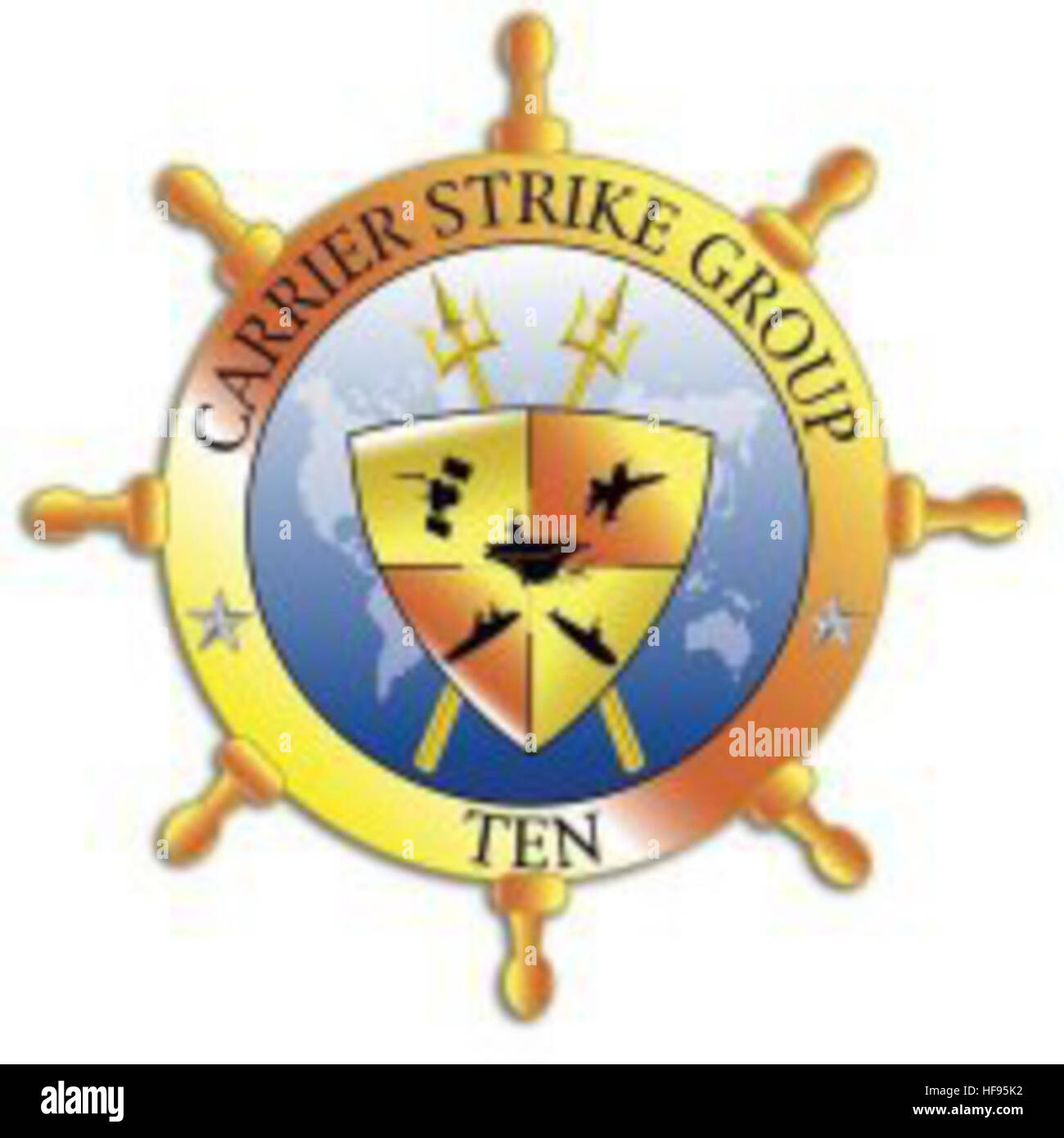 Carrier Strike Group Ten crest Stock Photo - Alamy
