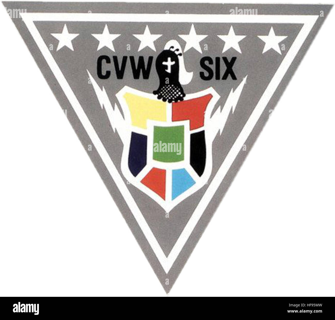Carrier Air Wing 6 (US Navy) insignia 1991 Stock Photo - Alamy