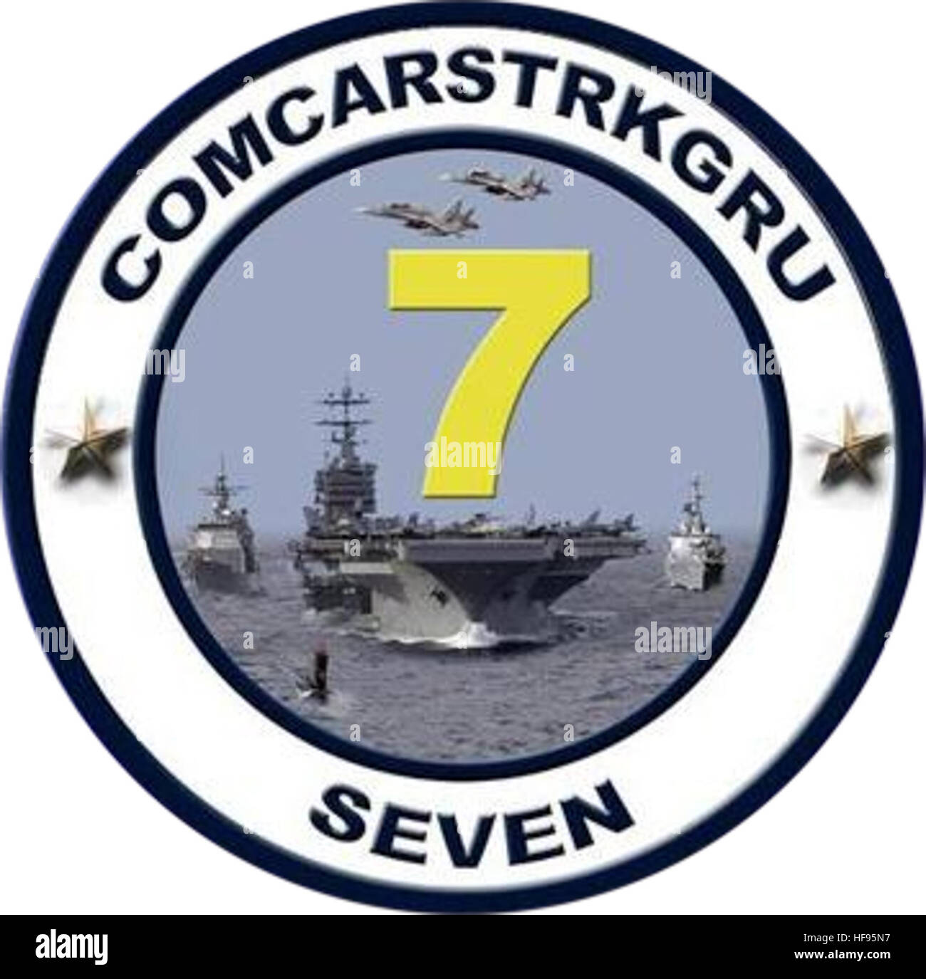 Carrier Strike Group 7 insignia (US Navy) 2011 Stock Photo - Alamy