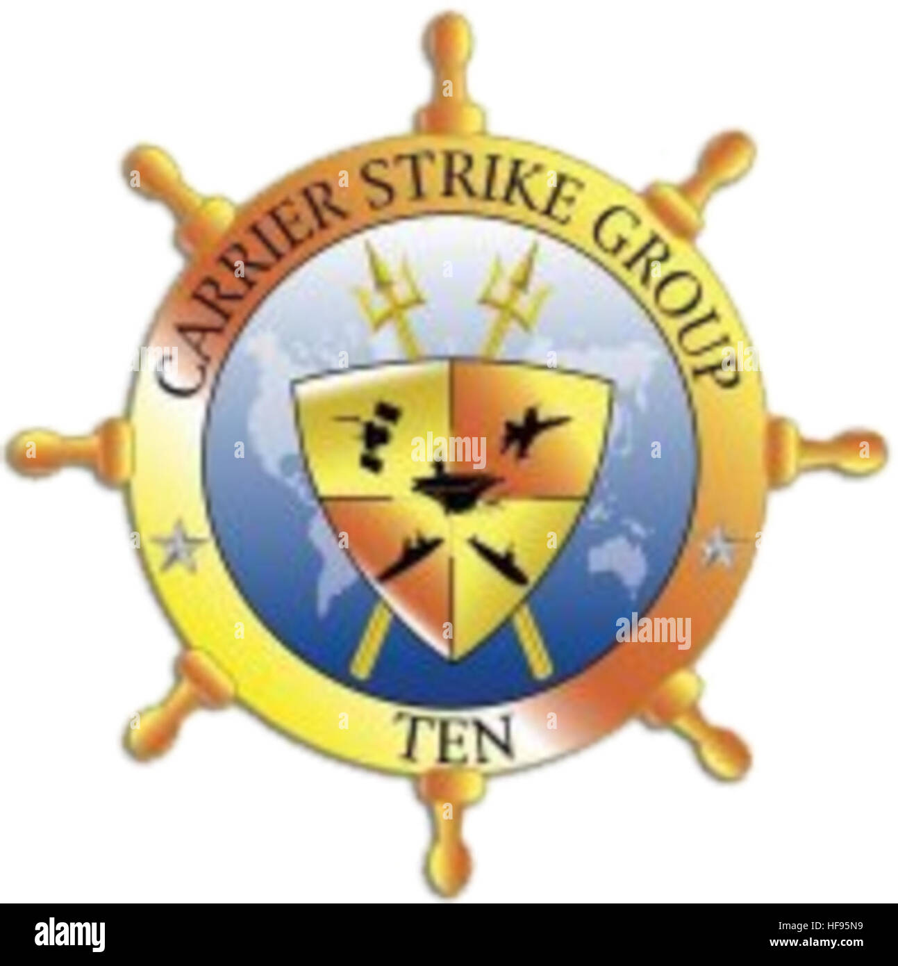 Carrier Strike Group Ten crest Stock Photo - Alamy