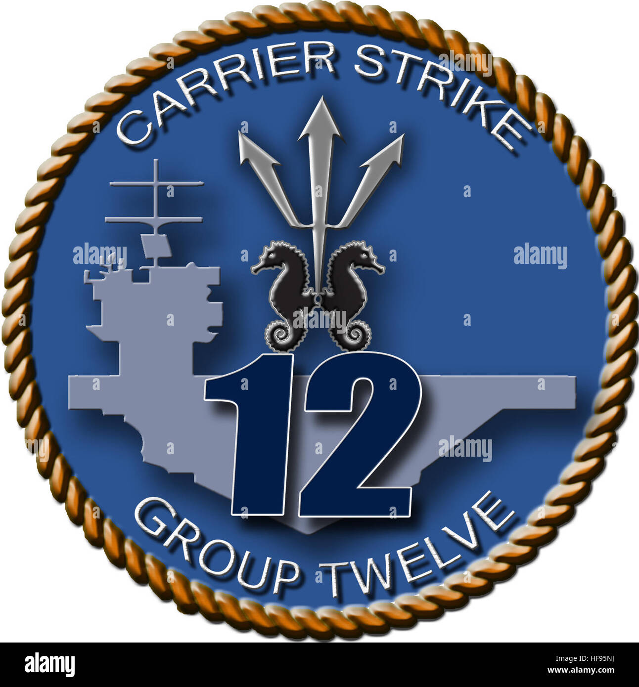 Carrier Strike Group 12 logo Stock Photo - Alamy