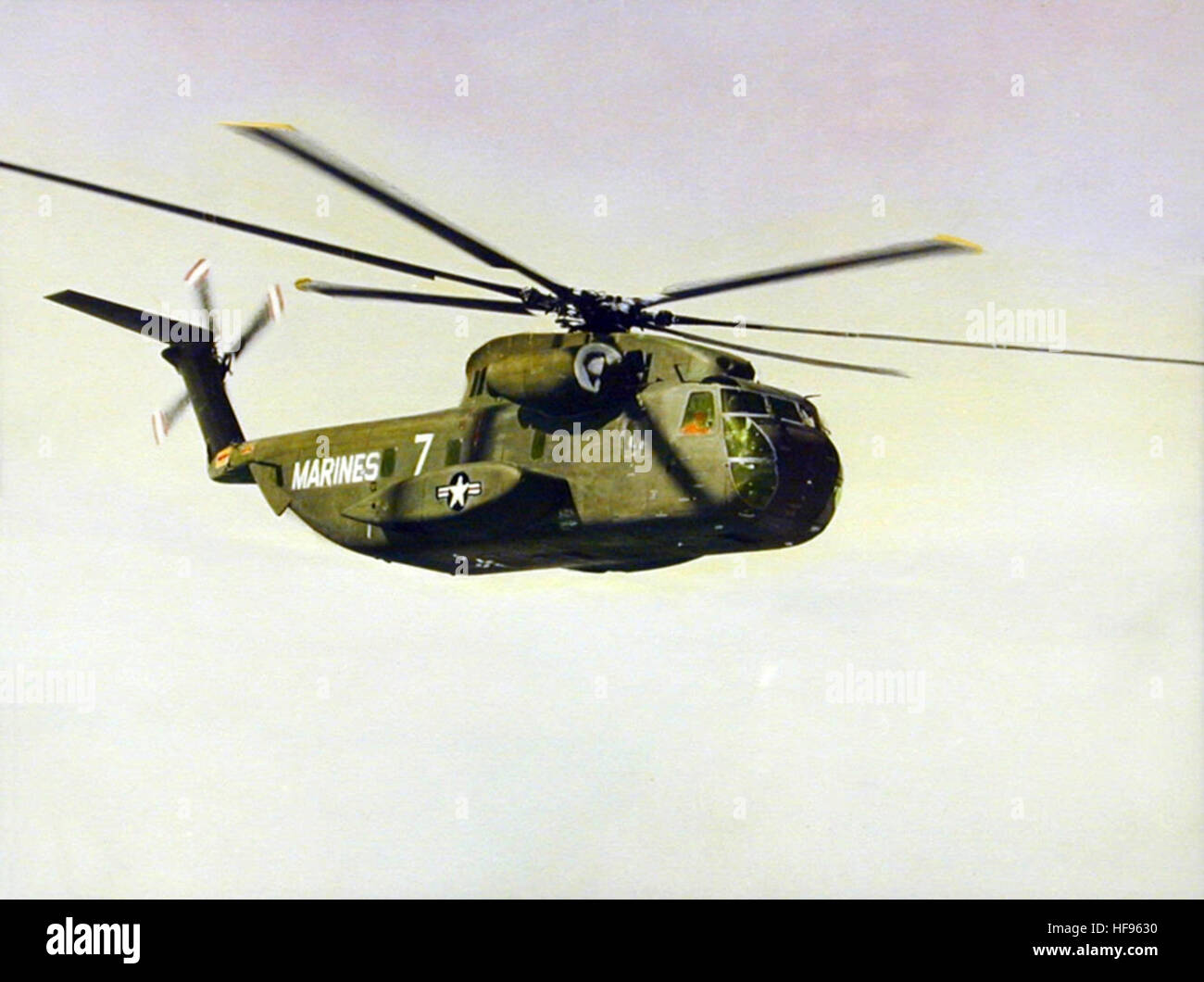 CH-53A USMC in flight in the 1960s Stock Photo - Alamy