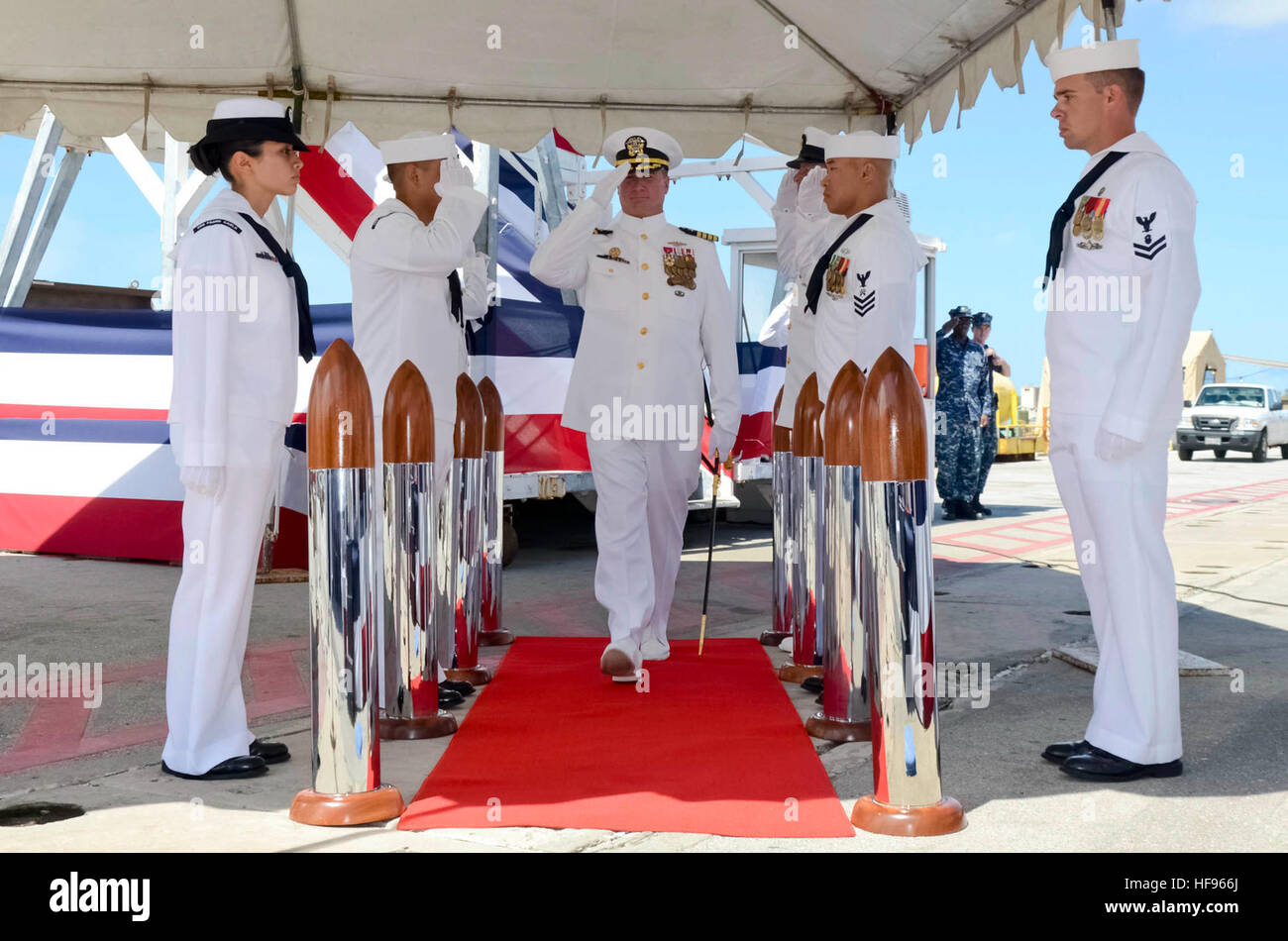 150826-N-RN782-068: POLARIS POINT, Guam (August 26, 2015) – Capt. Mark ...