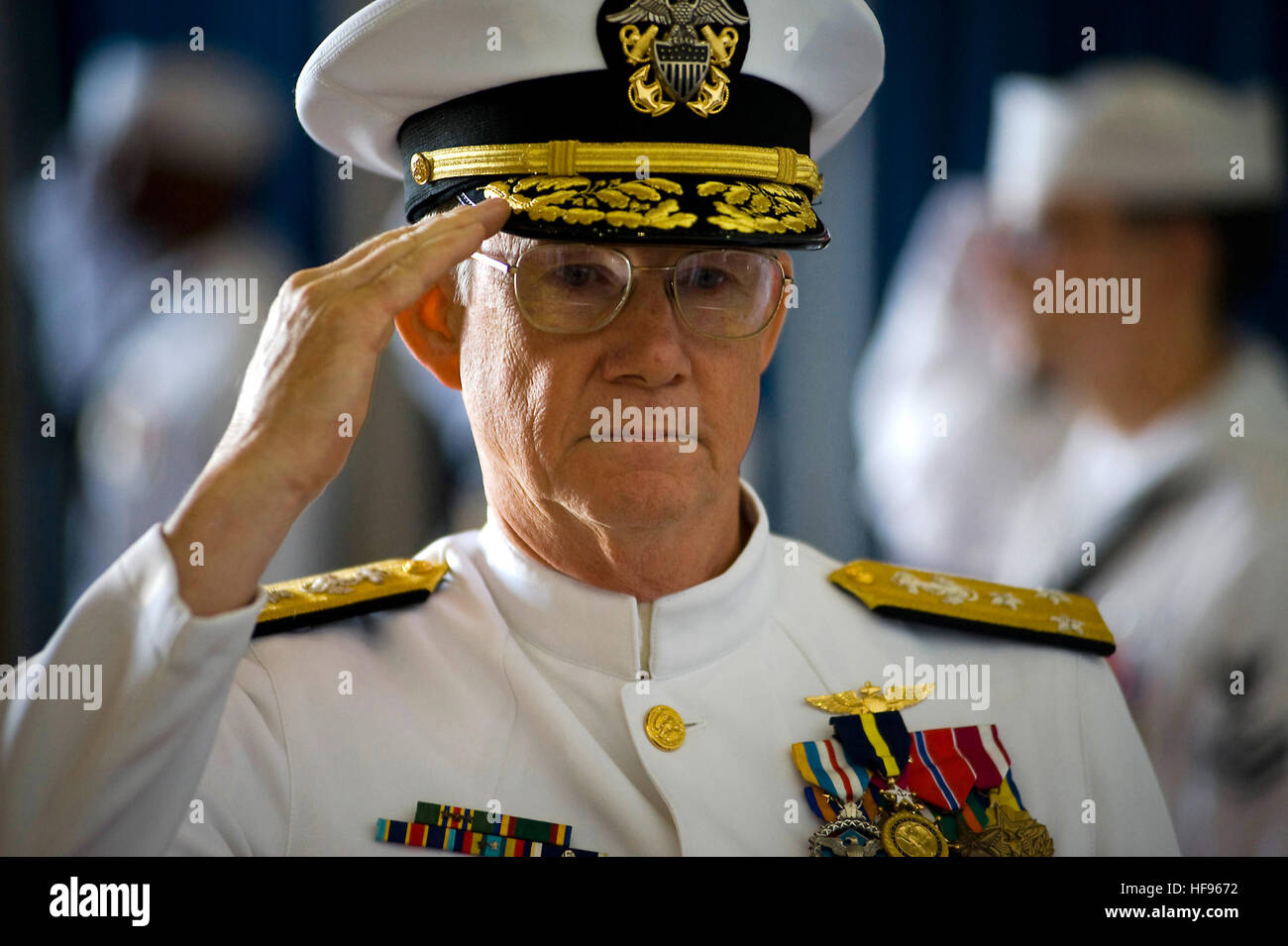 During a change of command and retirement ceremony at Joint ...