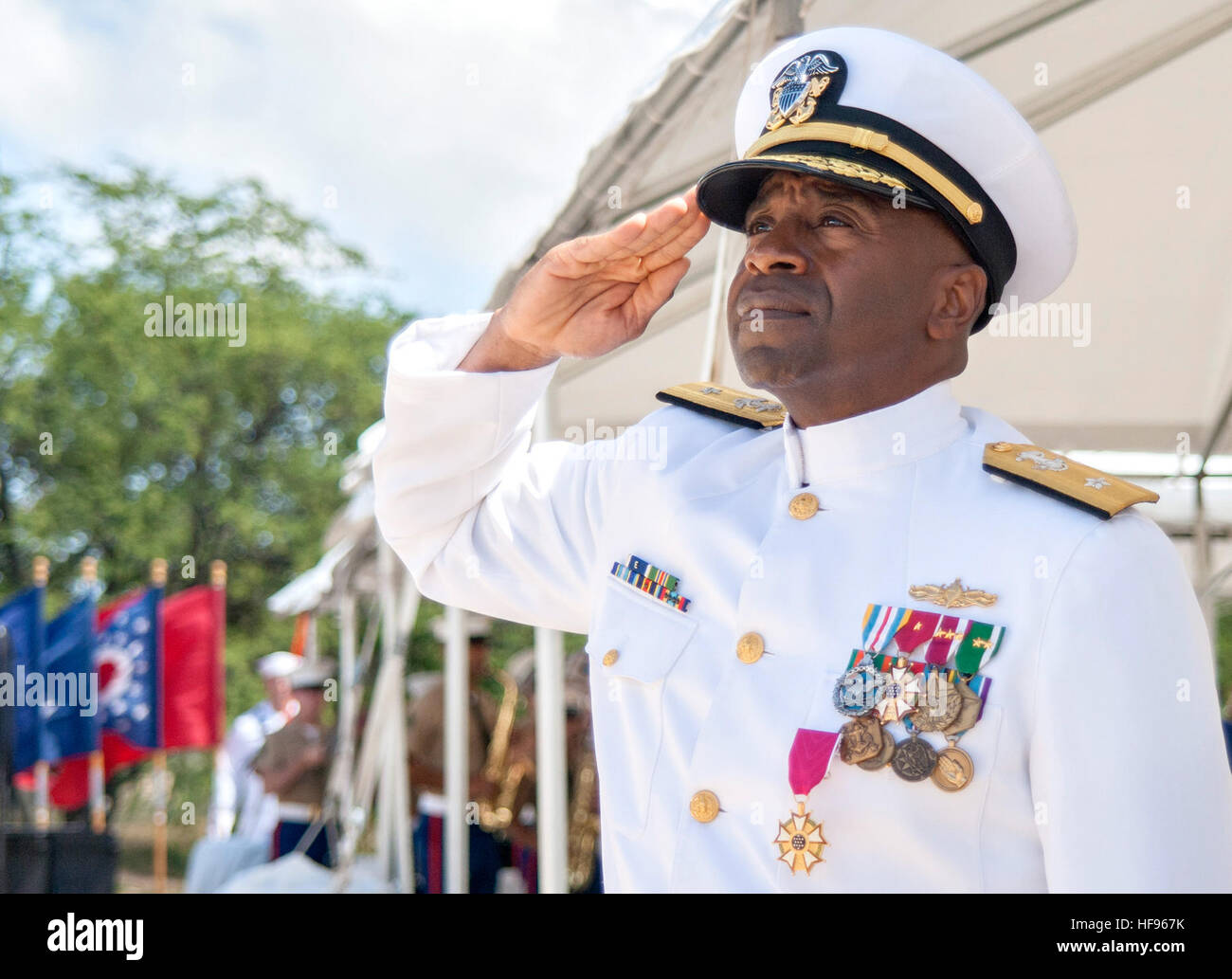 Rear Adm. Frank L. Ponds, commander of Navy Region Hawaii and Naval ...