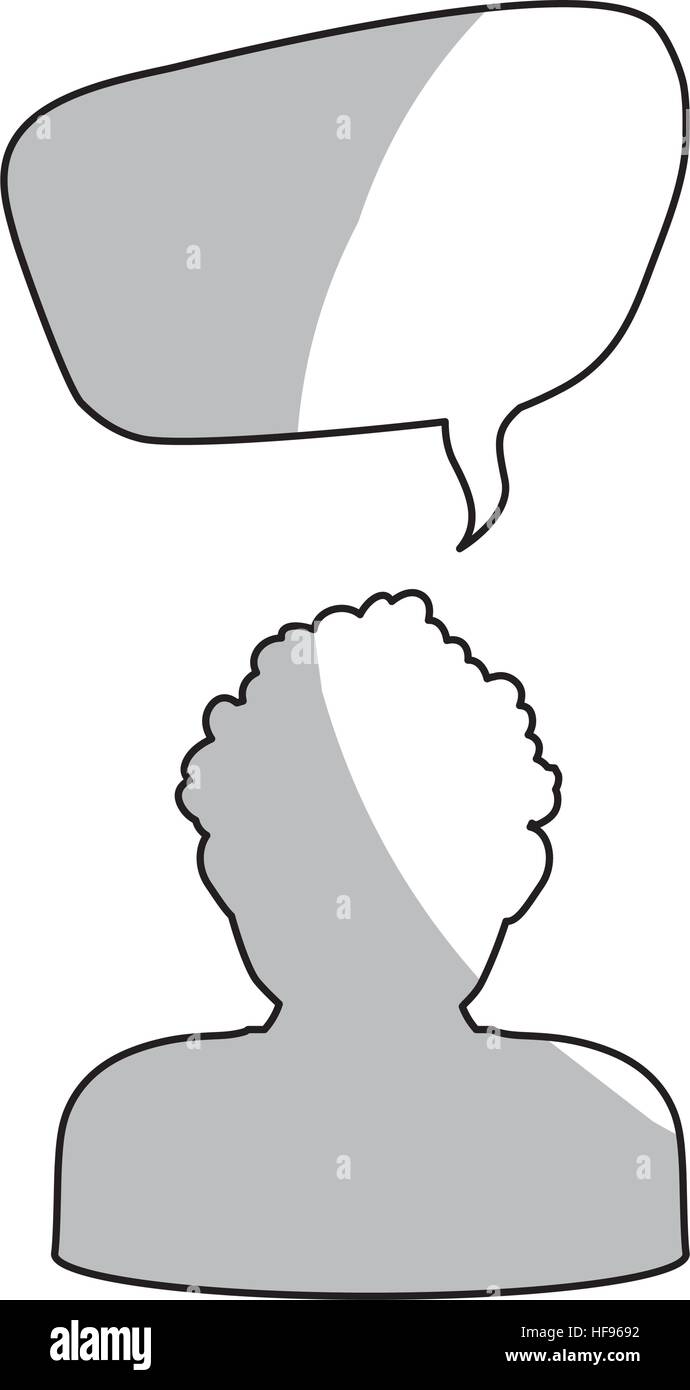 person with speech bubble Stock Vector Image & Art - Alamy
