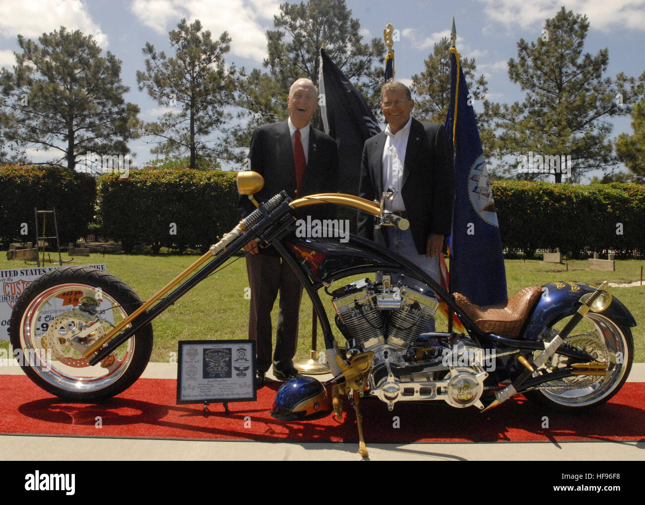 Former Master Chief Petty Officers of the Navy Robert Walker and Duane ...