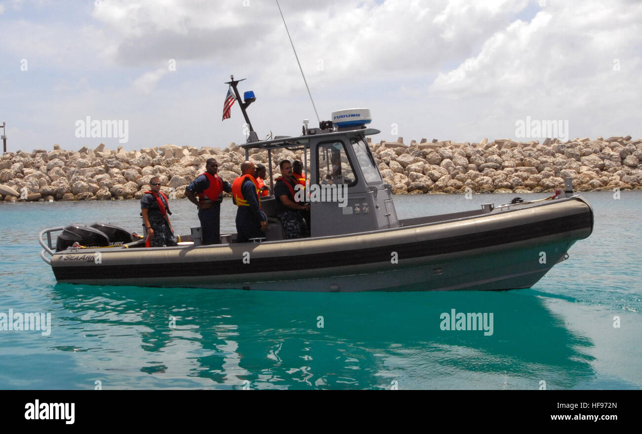 U.S. Navy Engineman 1st Class Kevin Nichols, from High Speed Vessel ...